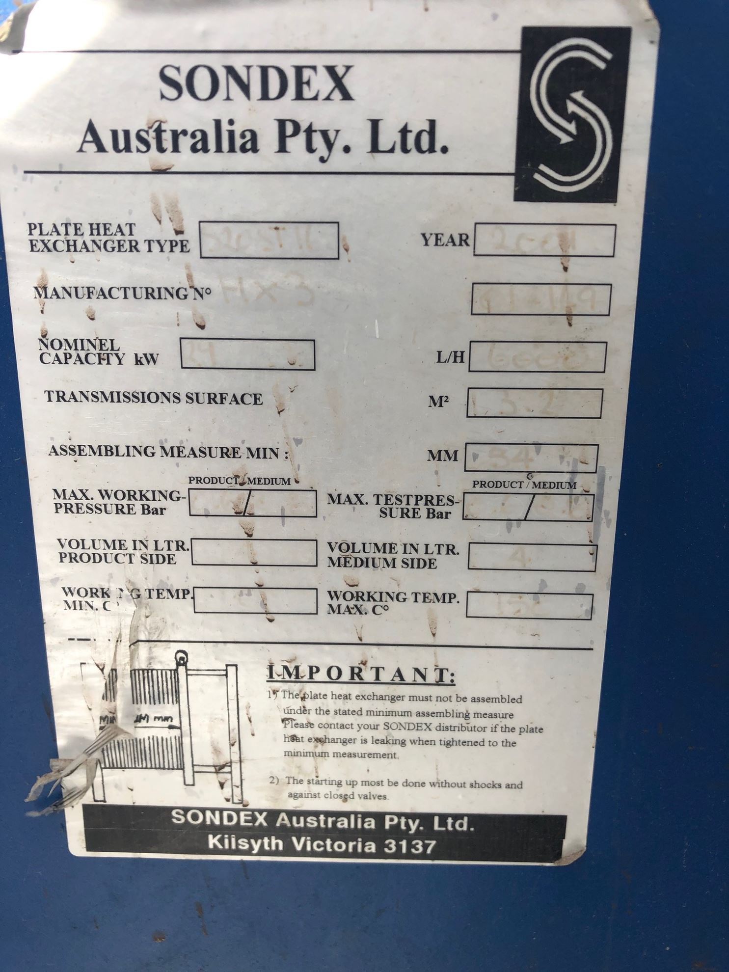 Sondex Heat Exchanger |FA Maker